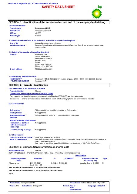 Castrol Motor Oil Safety Data Sheet Pdf - Infoupdate.org