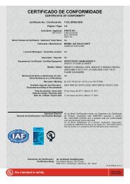 Certificado INMETRO 95DSS3-1 - Vorah