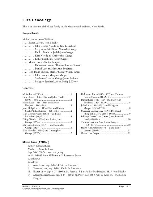 Luce and Nicolle - Susan Dorey Designs