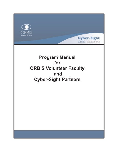 Cyber-Sight program manual - English - Cyber-Sight - Orbis