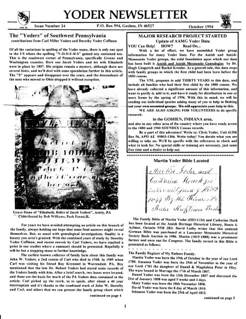 /,i'fi/3.' - Yoder Family Information