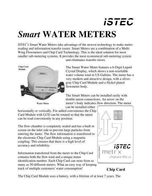 Smart WATER METERS