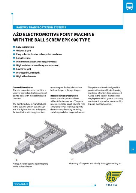 EPK 600 Electromotive Point