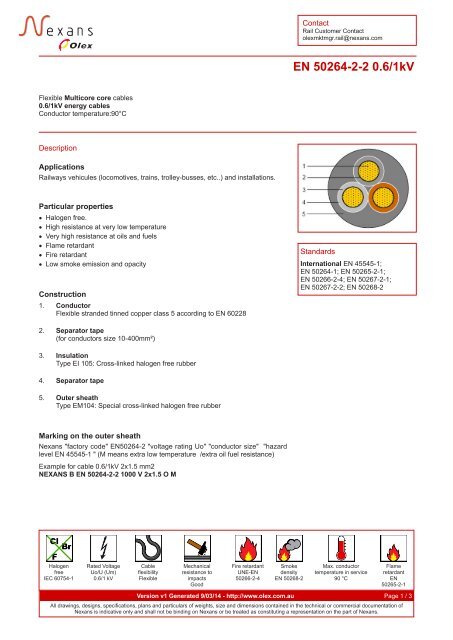 Print a datasheet / Create a PDF file - Olex