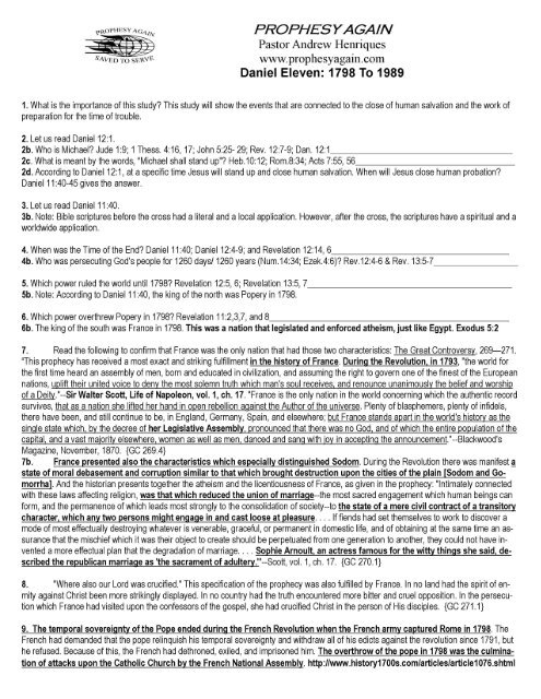 PROPHES YAGA/N Pastor Andrew Henriques SAVED TO SERVE ...