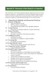 Inspection Checklists - AIB International, Inc.