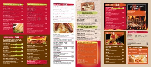 Great Value Menu - Mcmanus Pub Company