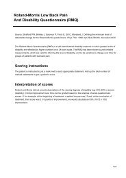 Roland-Morris Disability Questionnaire (PDF)