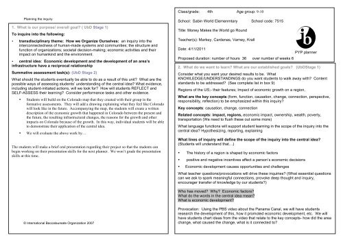 How We Organize Ourselves- Economics