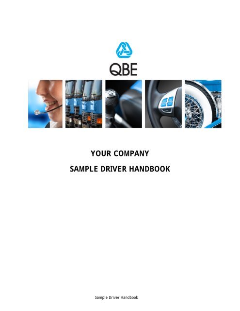 Example Driver Handbook - QBE