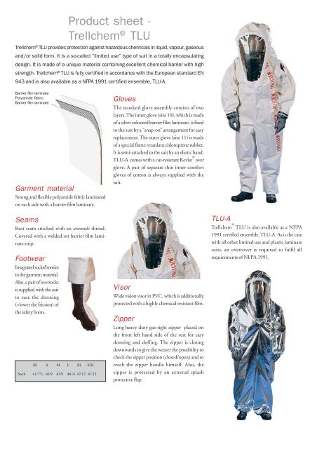 Product sheet - TrellchemÂ® TLU