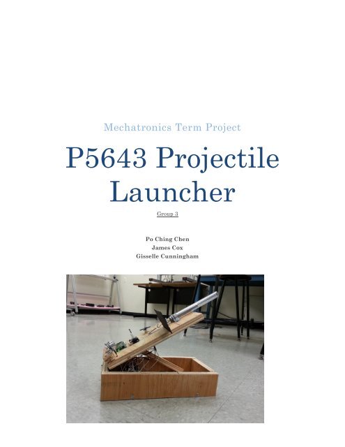 Projectile Launcher Design