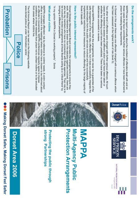 (MAPPA) Leaflet 2006 - Dorset Police