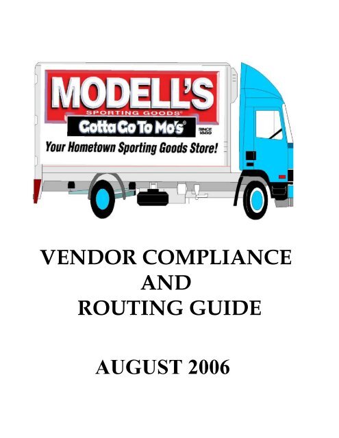 VENDOR COMPLIANCE AND ROUTING GUIDE - Jobisez
