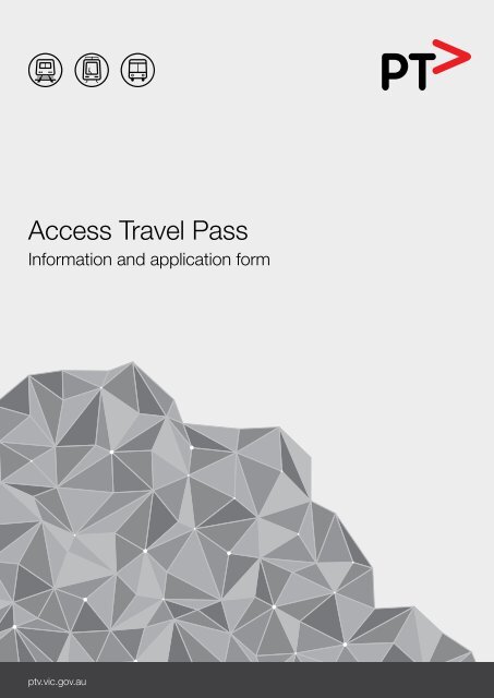 Access Travel Pass - Public Transport Victoria