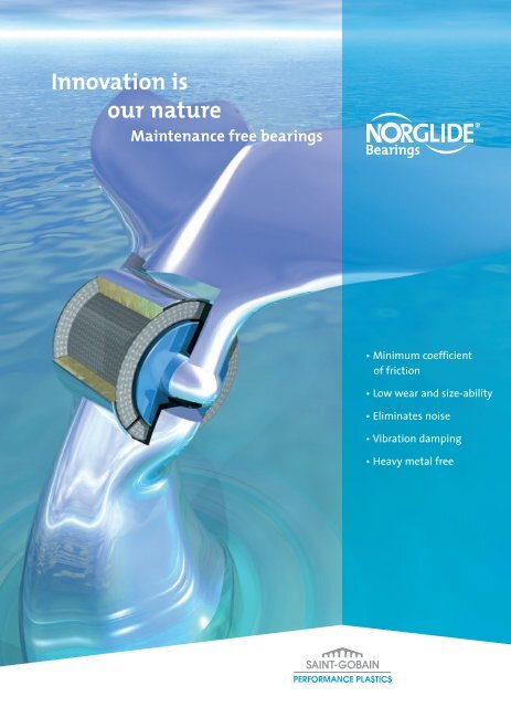 Norglide Maintenance-Free Bearings, Saint-Gobain Performance ...