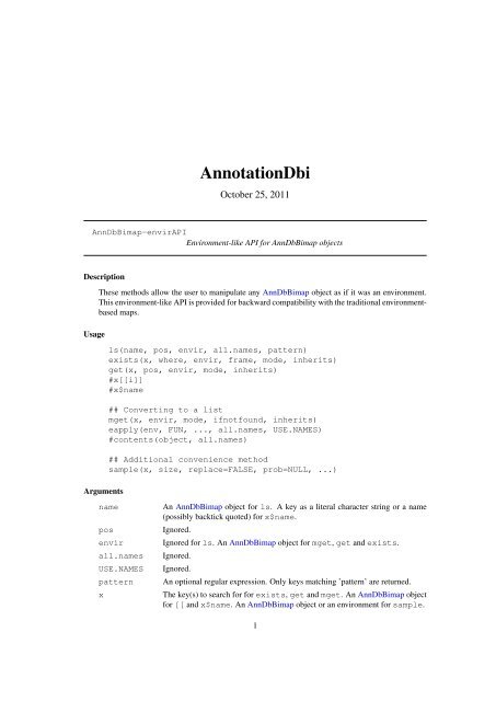 AnnotationDbi