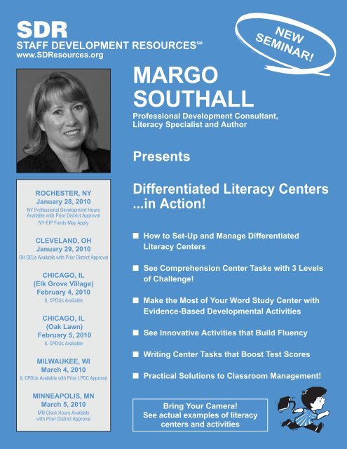 SDR MARGO SOUTHALL - Staff Development Resources