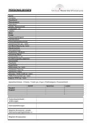 Personalbogen als PDF zum Ausdrucken - sales team