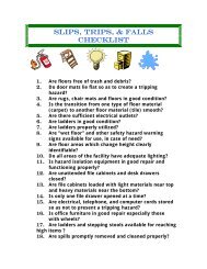 Slips, Trips and Falls Quiz - Utah Safety Council