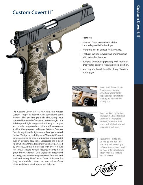 Custom Covert II - Kimber