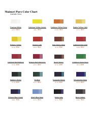 color chart - Hawaiian Graphics