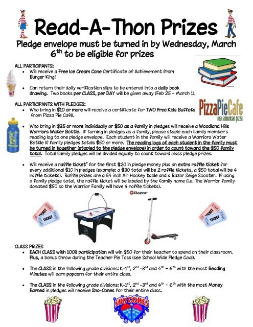 Read-A-Thon Prizes