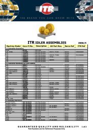 ITR ROLLERS FOR BULLDOZERS AND EXCAVATORS - VR Trading