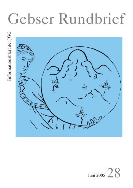 Gebser Rundbrief - Jean Gebser Gesellschaft