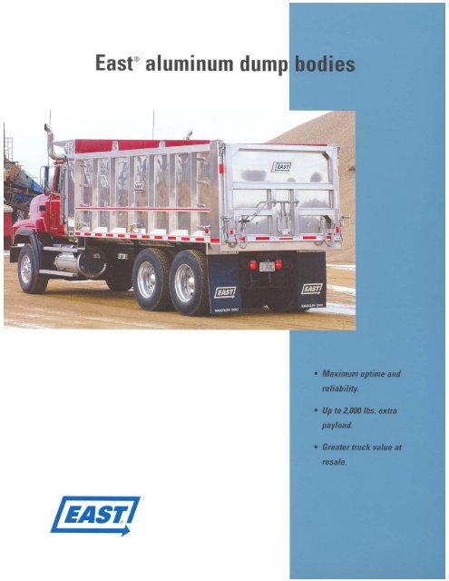 EastÂ® aluminum dump bodies - East Manufacturing