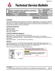 Technical Service Bulletin