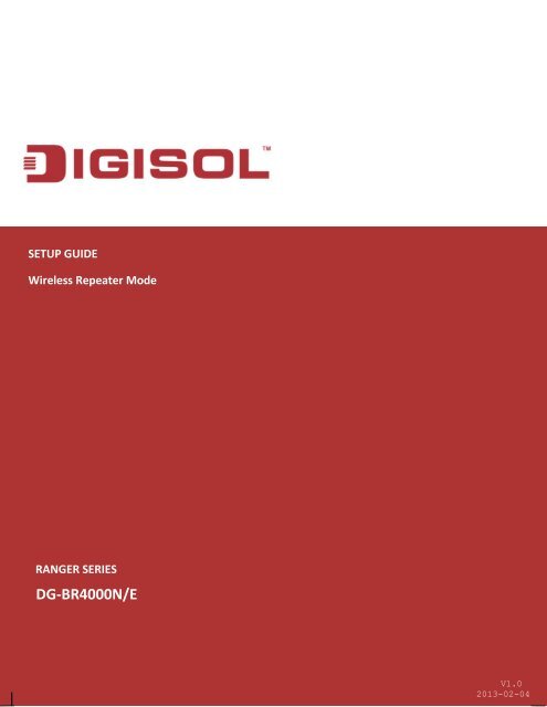 Setup Guide - Digisol.com