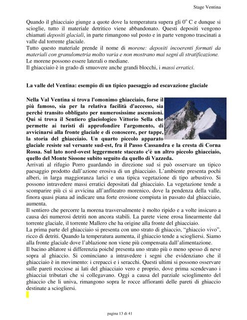 Stage Ventina )URQWH, è Stage Ventina )URQWH, è