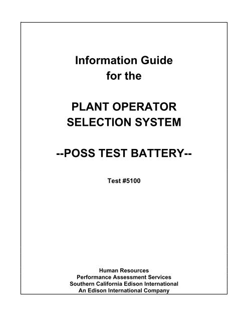 Eei Employment Testing
