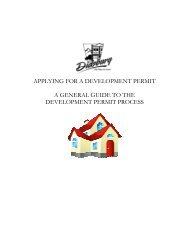 Ground Disturbance Permit - Town of Didsbury