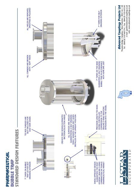 Download the Hygienic Bubble Trap Brochure - Integra Companies
