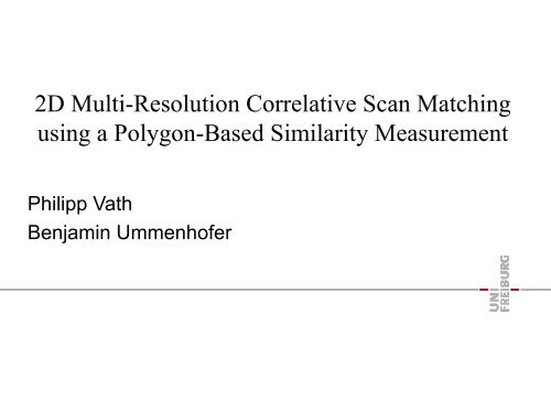 2d Multi Resolution Correlative Scan Matching Using A 8076