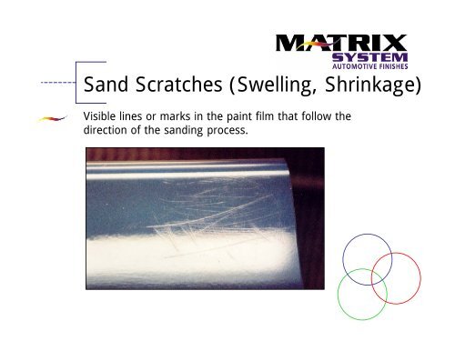 Sand Scratches (Swelling,