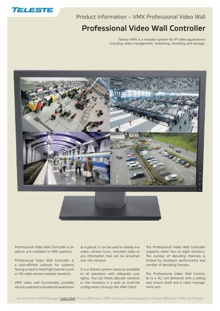 VMX Professional Video Wall Controller - Teleste