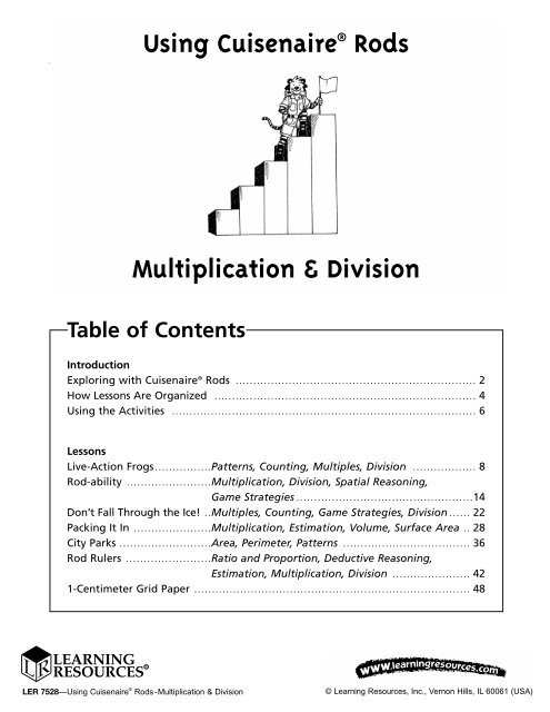 Using Cuisenaire® Rods Multiplication & Division - Learning ...