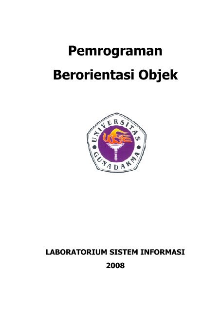Pemrograman Berorientasi Objek - iLab