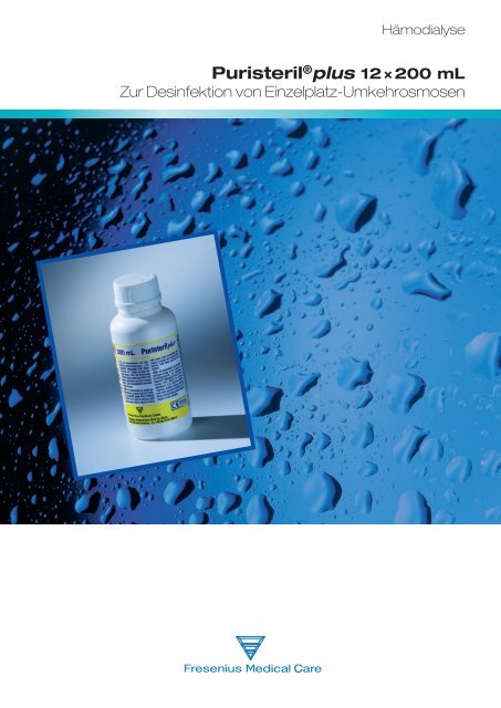 PuristerilÂ®plus 12 Ã 200 mL - Fresenius Medical Care