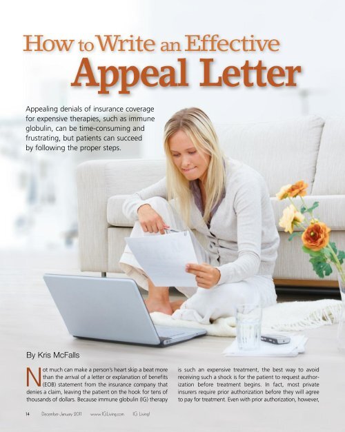 How to Write an Effective Appeal Letter - IG Living