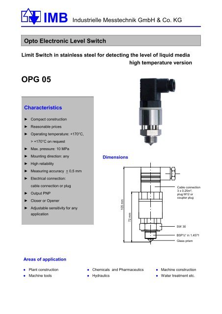 OPG 05 - IMB Industrielle Messtechnik GmbH & Co. KG
