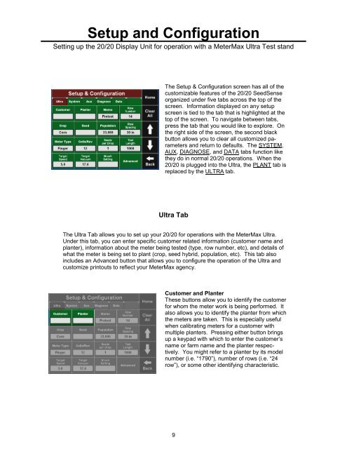 Setup and Configuration S