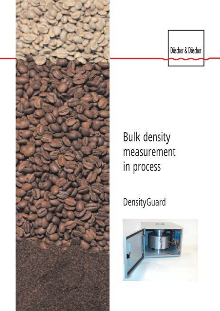 Bulk density measurement in process