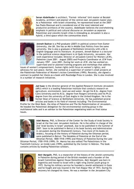 Senan Abdelkader is architect, "Formal- informal" Unit master at ...