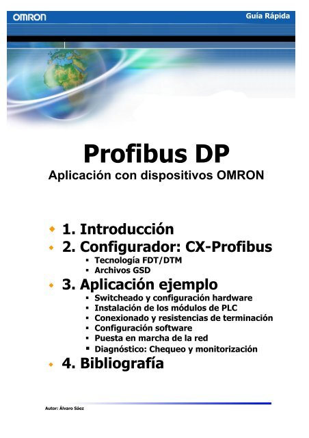 Profibus DP AplicaciÃ³n con dispositivos OMRON
