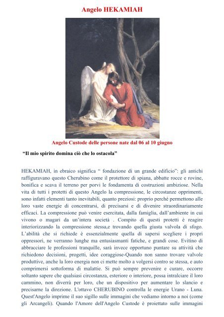 hakamiah - Sotto le ali degli Angeli