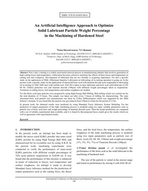 An Artificial Intelligence Approach To Optimize Solid Irnet Explore